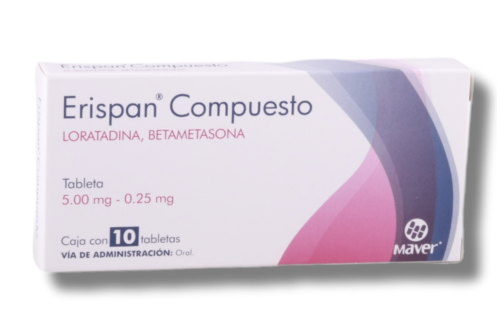 ERISPAN COMPUESTO C/10 TABLETAS | DIFAM